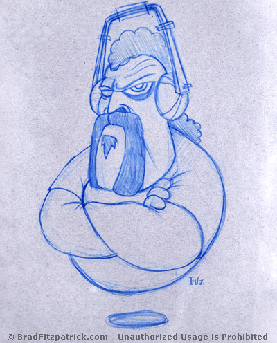 Hip Hop DJ Bouncer Tough Guy