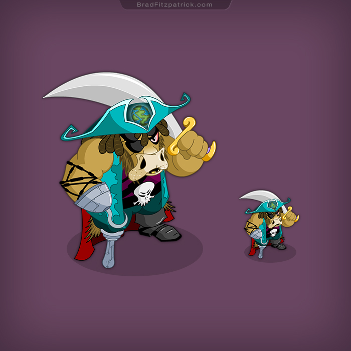 Alien-Bull-Pirate-NPC-Game-Character-Design – Brad Fitzpatrick