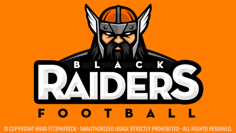 Black Raiders Logo Redesign Concept Art. © Copyright Brad Fitzpatrick ...